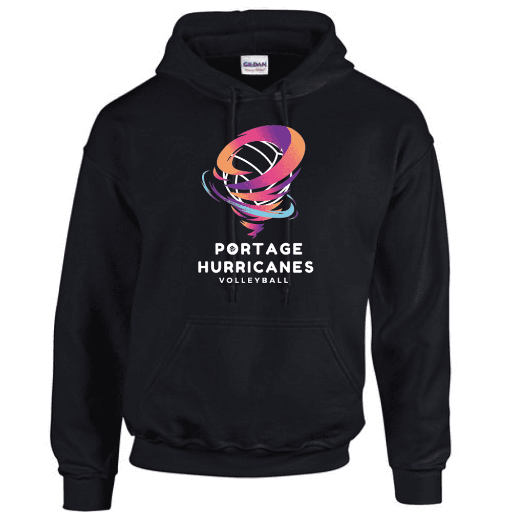 G185 Gildan Heavy Blend 8 oz., 50/50 Hooded Sweatshirt - Black - The ...